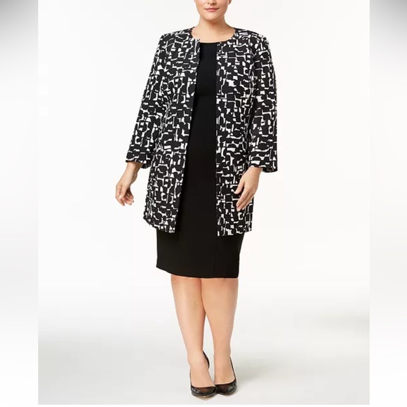 Kasper | Jackets & Coats | Kasper Printed Topper Jacket | Poshmark